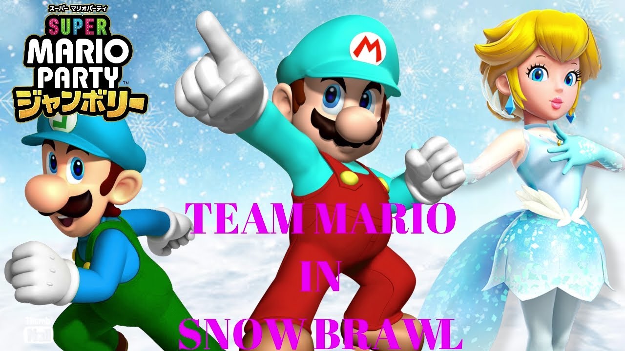 SMPJ - Team Mario in Snow Brawl - YouTube
