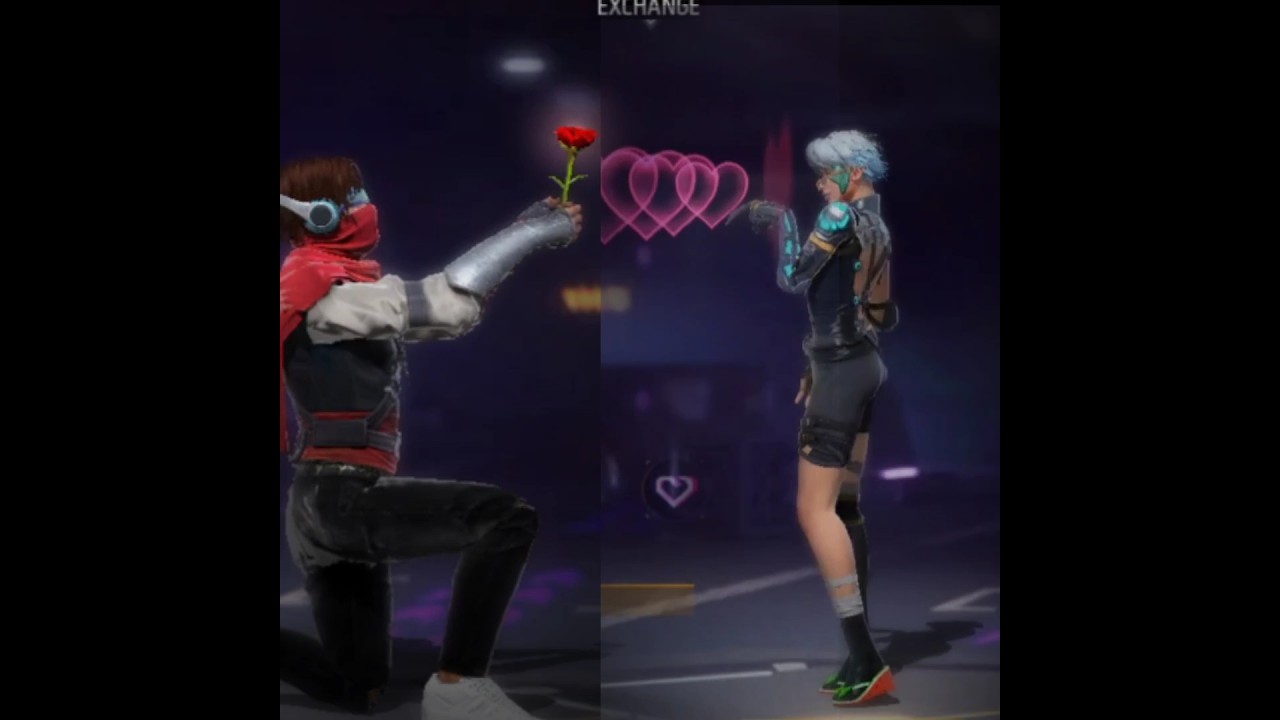 free fire boy girl emote#short#video# - YouTube