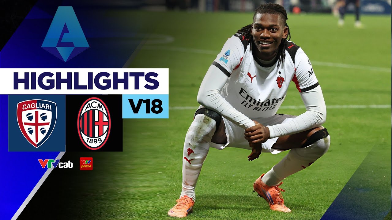 CAGLIARI vs AC MILAN | Rafael Leao hóa ông già Noel mang quà về cho ...