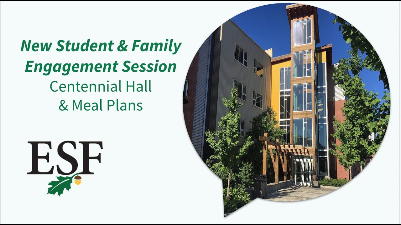 ESF New Student and Family Engagement Session- Housing and Meal Plans ...