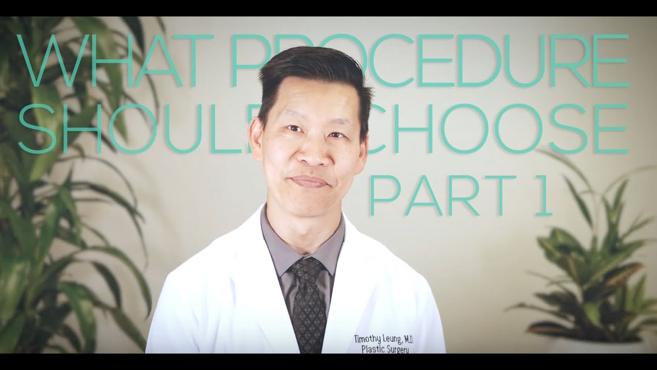 What Procedure Should I Choose? Part 1 - Timothy Leung, Double Board ...