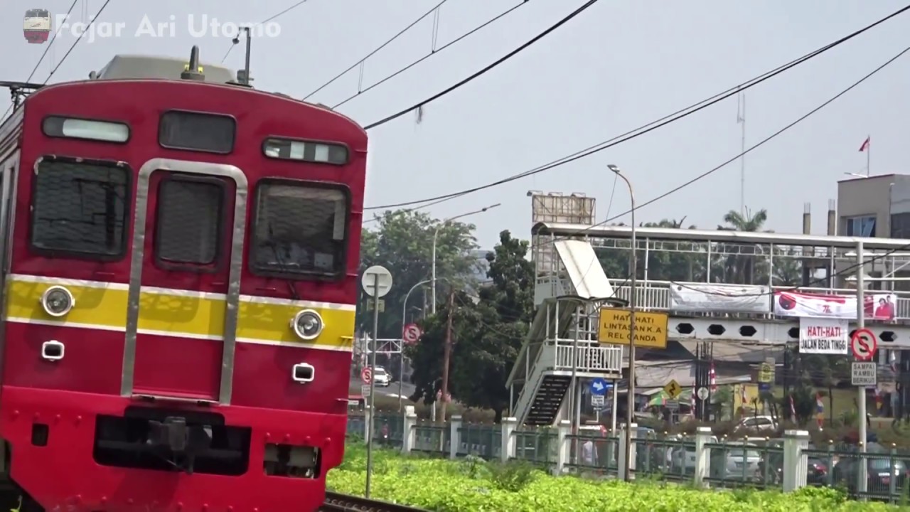 KERETA API KRL Commuter Jabodetabek - YouTube