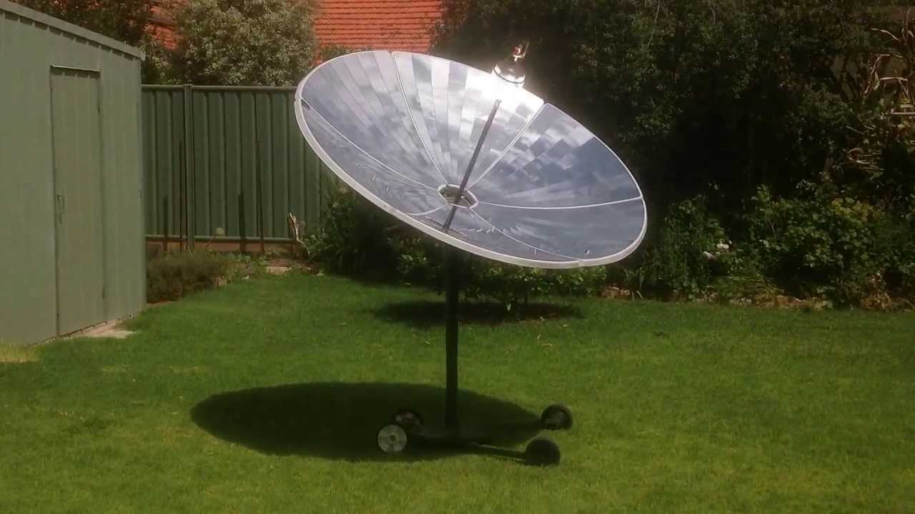 Paraboloid Solar Steam Turbine - YouTube