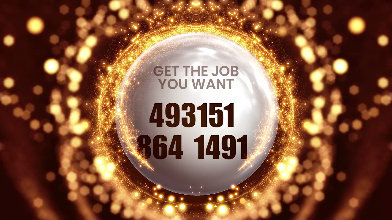 Manifest the job you want with Grabovoi numbers 493151 864 1491 - YouTube