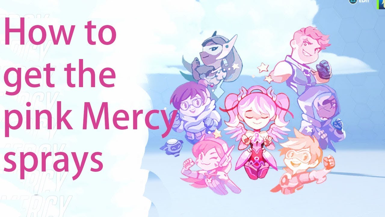 PINK MERCY SPRAYS: how to get them + stream schedule - YouTube