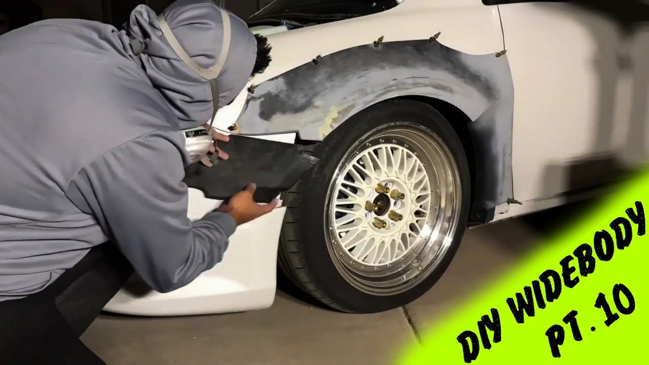 DIY Widebody Fender Flares made out of Rocket Bunny Kit Pt.10 | Making ...