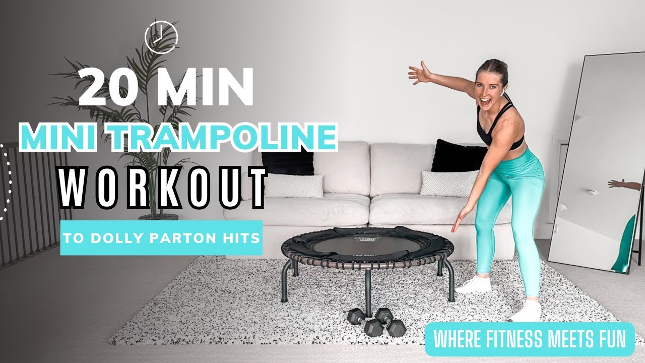 20-Minute Fun Mini Trampoline Workout to Dolly Parton Hits | Rebounder ...