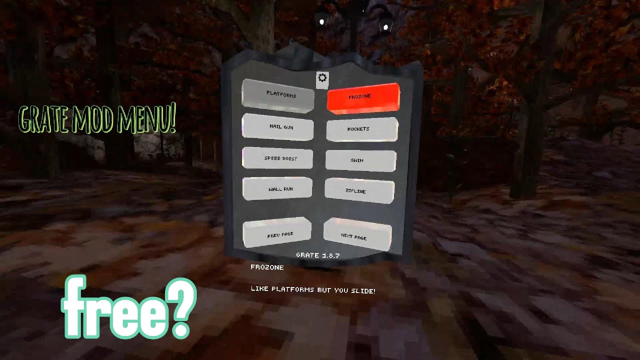 Gorilla tag mod menu! - YouTube