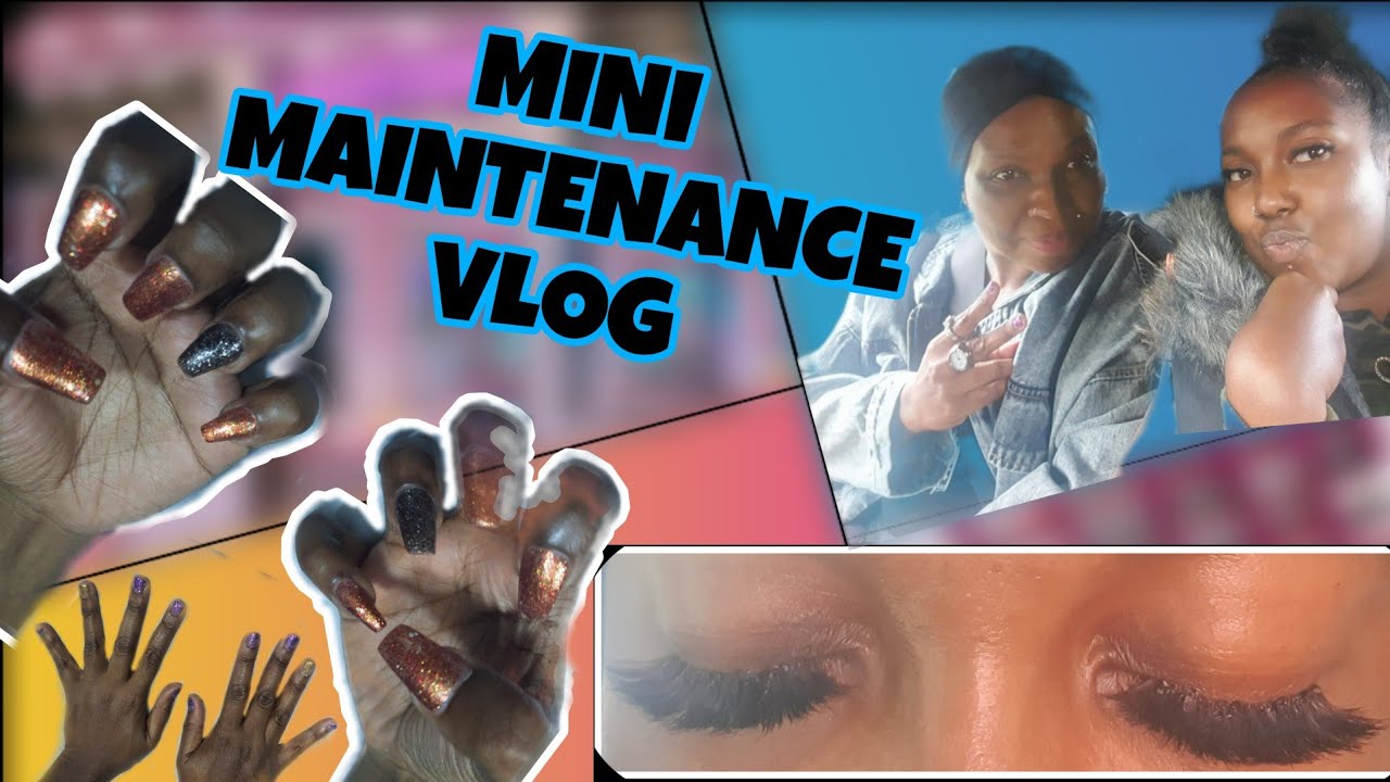 Mini Maintenance Vlog | Nails, Lashes, Shopping & More | shayna smith | mini maintenance - YouTube