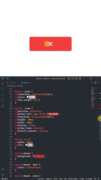 How To Create A Amazing Animated Delete Button Using Html And Css Css3
