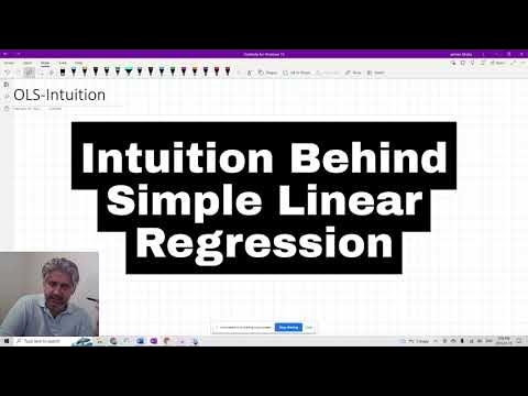 Intuition Behind Simple Linear Regression - Part-1 - YouTube