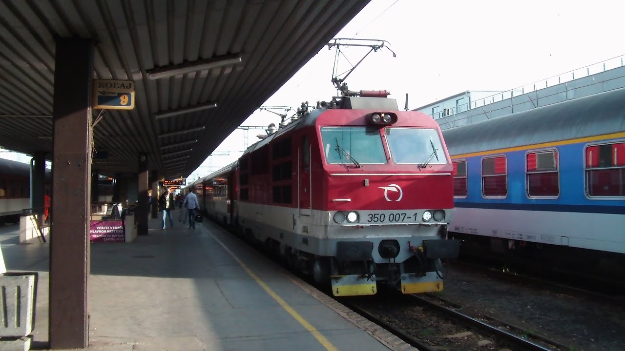 ZSSK 350.007 - IC 506 UNION POISŤOVŇA - Košice - YouTube