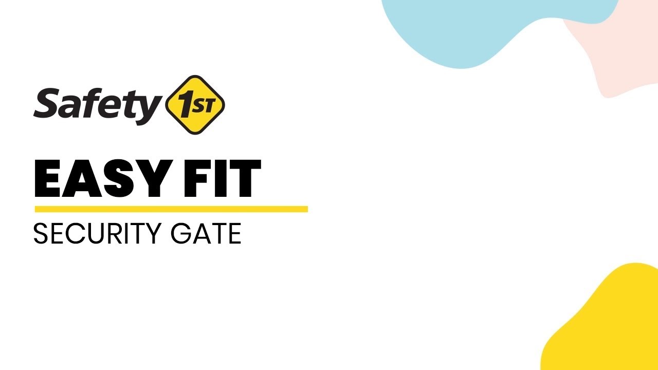 Safety 1st Canada | Easy Fit Security Gate | Features - YouTube