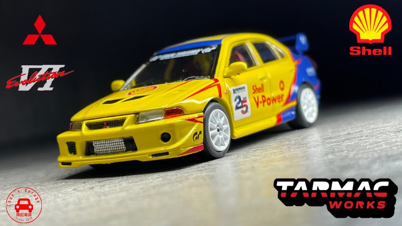 1/64 Shell x Gran Turismo 7 x Tarmac Works JDM Collection Mitsubishi ...