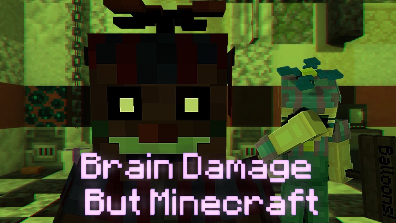 FNF Brain Damage But Minecraft - Original FNF Mod From Vs FNAF 3 - YouTube