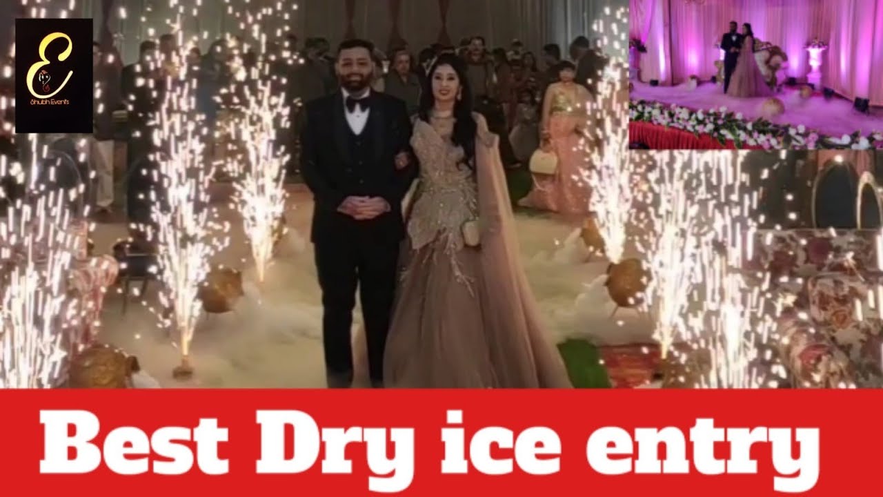 Dry ice entry#wedding entry#cold fire dry ice#coupal entry #2022 Shubh ...