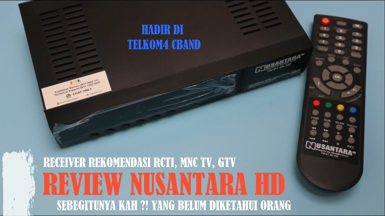 Full Review Nusantara HD | Receiver Rekomendasi MNC Grup (RCTI, MNC TV ...