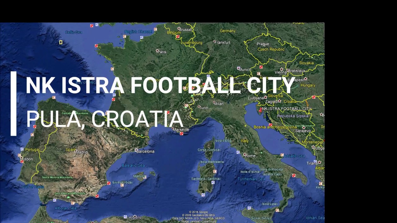 "NK ISTRA 1961" FOOTBALL CITY - Pula, Croatia (Version 2) - YouTube