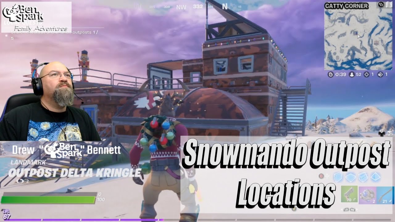 Visit different Snowmando Outposts ALL Location - Fortnite (Operation ...