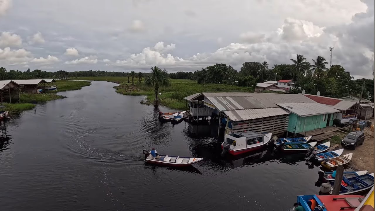 JOURNEY THROUGH THE POMEROON RIVER TO SANTA ROSA MORUKA - YouTube