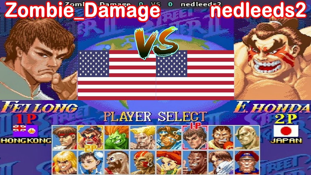 Super Street Fighter II X: Grand Master Challenge - Zombie_Damage vs ...