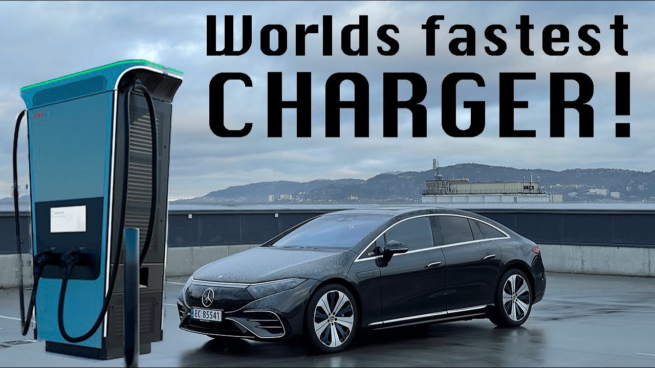 Mercedes-Benz EQS 10-80% Charging Test at the WORLDS FASTEST CHARGER ...