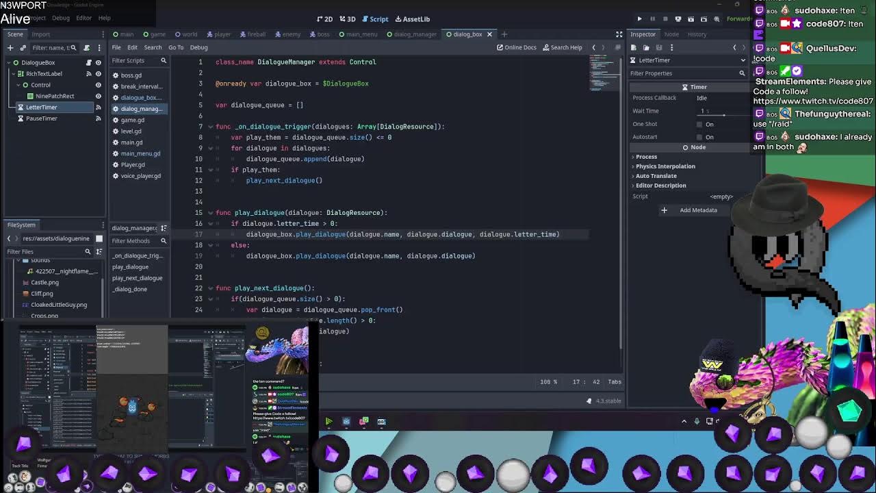 Godot game dev! - YouTube