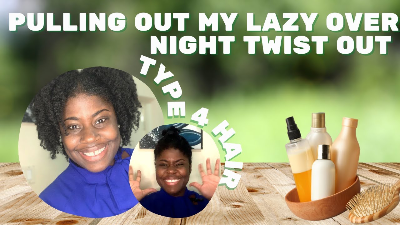 Twist Out Take Down After One Night| Type 4 Hair | Styling Black Hair ...