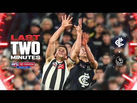 Last Two Minutes: Carlton v Collingwood | Round 6, 2026 | AFL