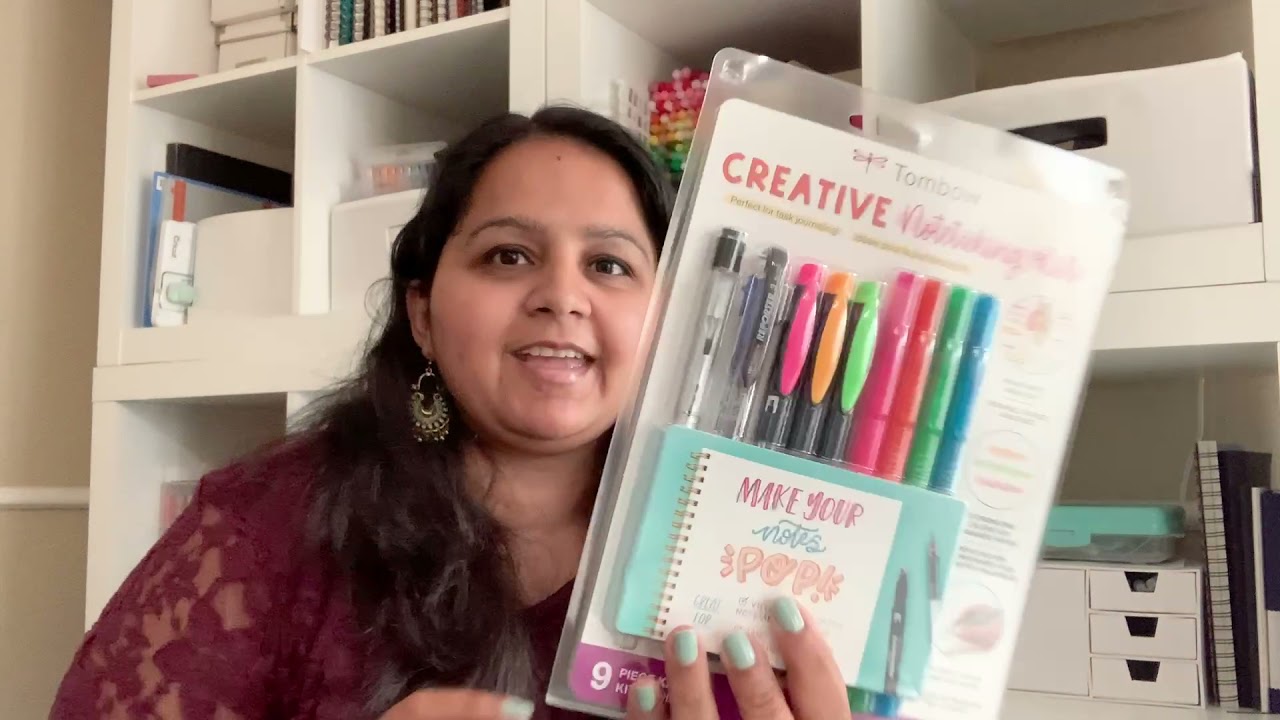 Creative Notetaking Kit! NEW TOMBOW VIP CLUB BOX UNBOXING! - YouTube