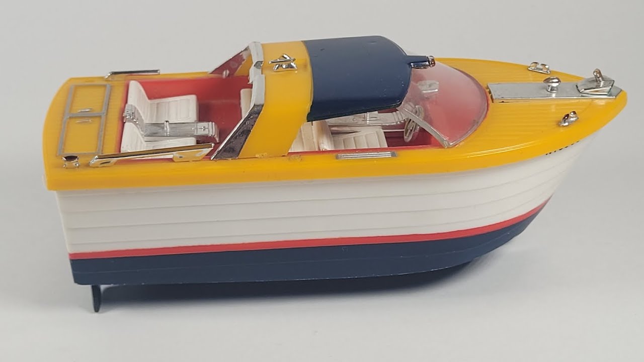 Ideal Motorific Boaterific Whirl-A-Way Runabout NY6606 Battery Operated ...