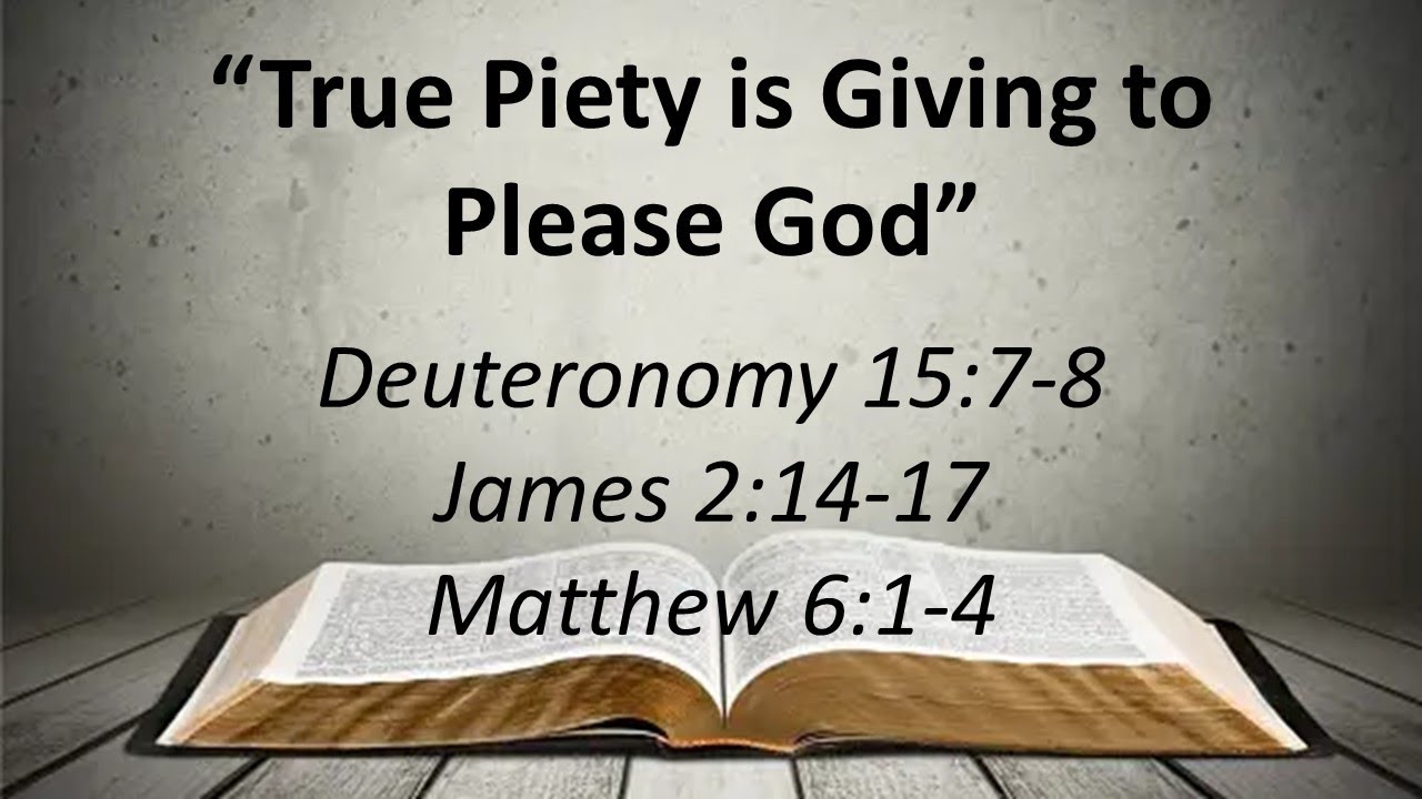 True Piety is Giving to Please God | Adam Johns | GCC Live Stream - YouTube
