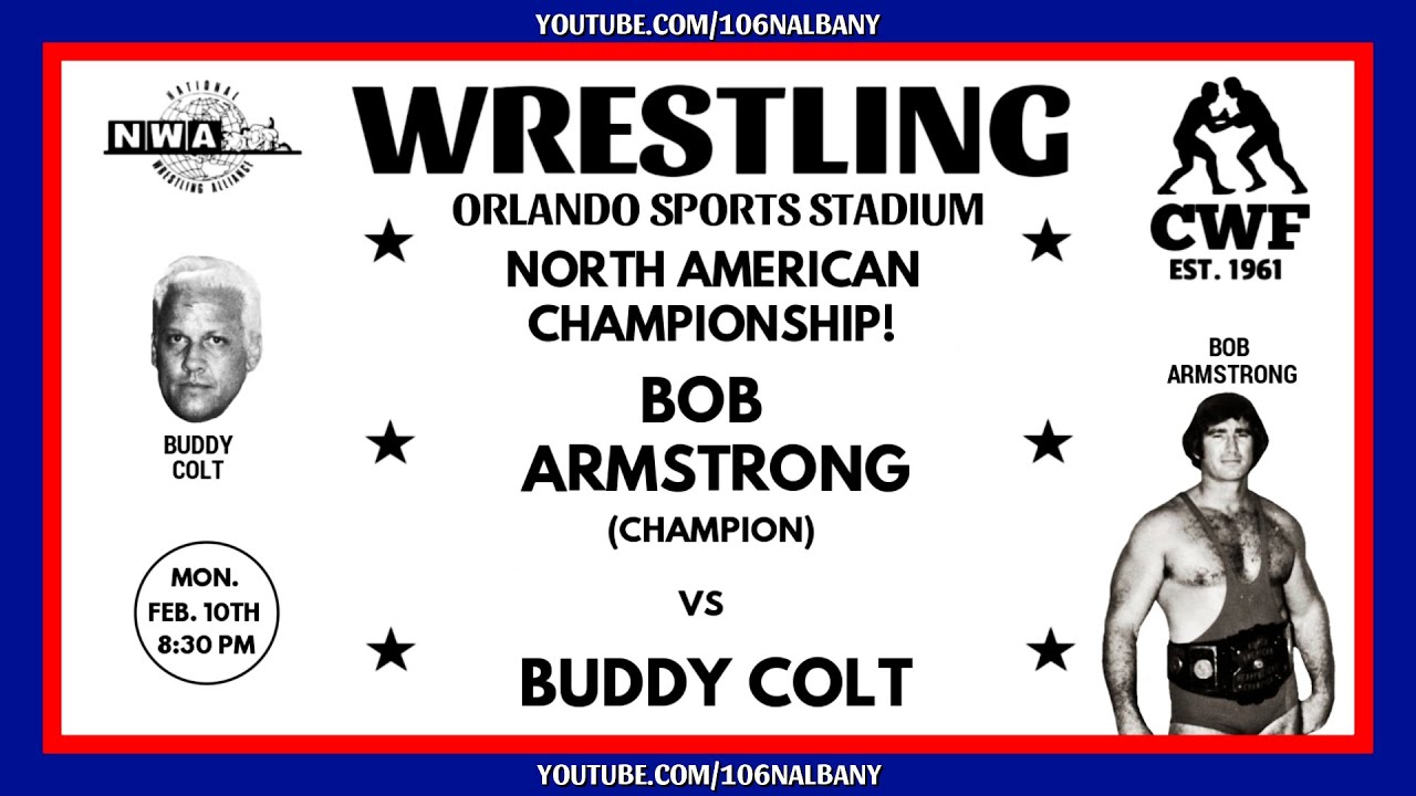 Bob Armstrong vs Buddy Colt (February 10th, 1975) at the Orlando Sports ...
