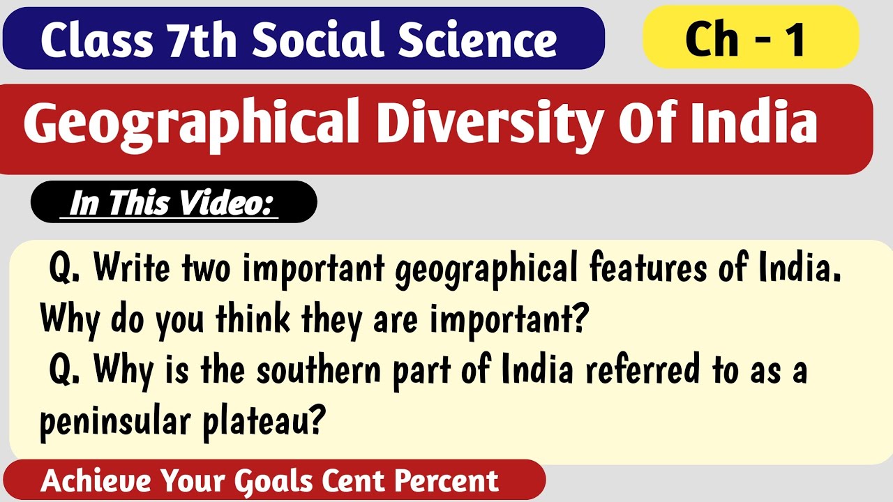 class 7th sst geography chapter 1 question answer | class 7 ...