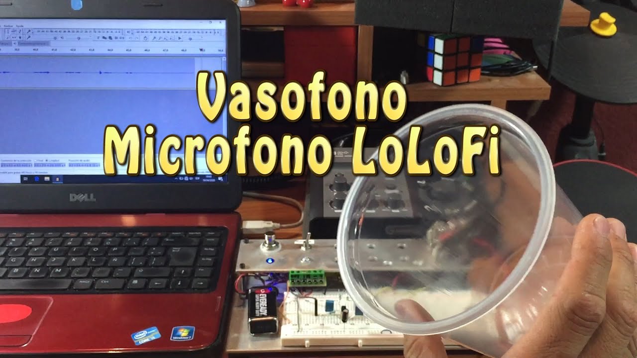 Como hacer un microfono casero Experimento Escolar con un motor ...