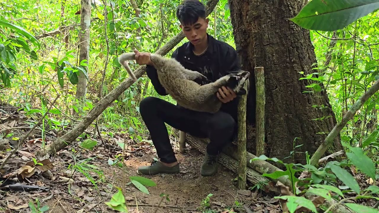 Create amazing trap in the forest to catch wild animals, ancient traps ...