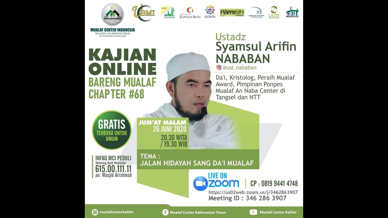 Ust Nababan - JALAN HIDAYAH SANG DA’I MUALAF - Apa yang harus dilakukan ...