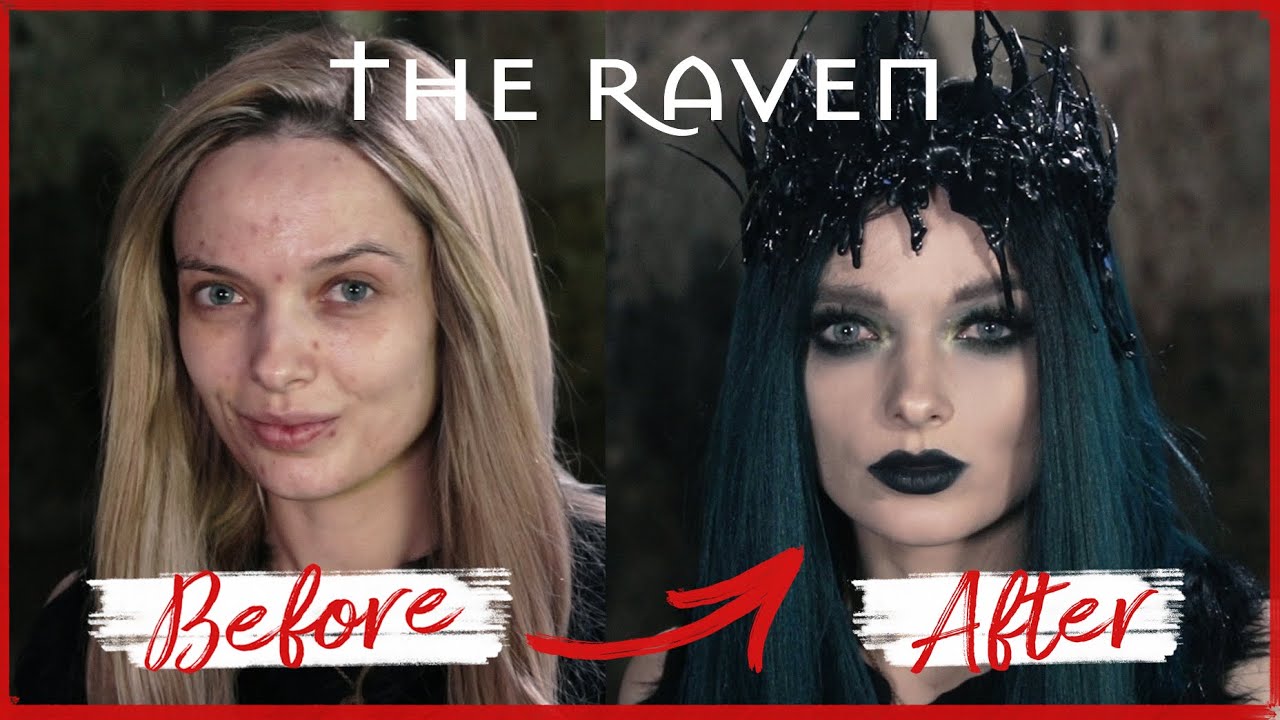 THE RAVEN - Halloween Makeup Tutorial // MyPaleSkin - YouTube