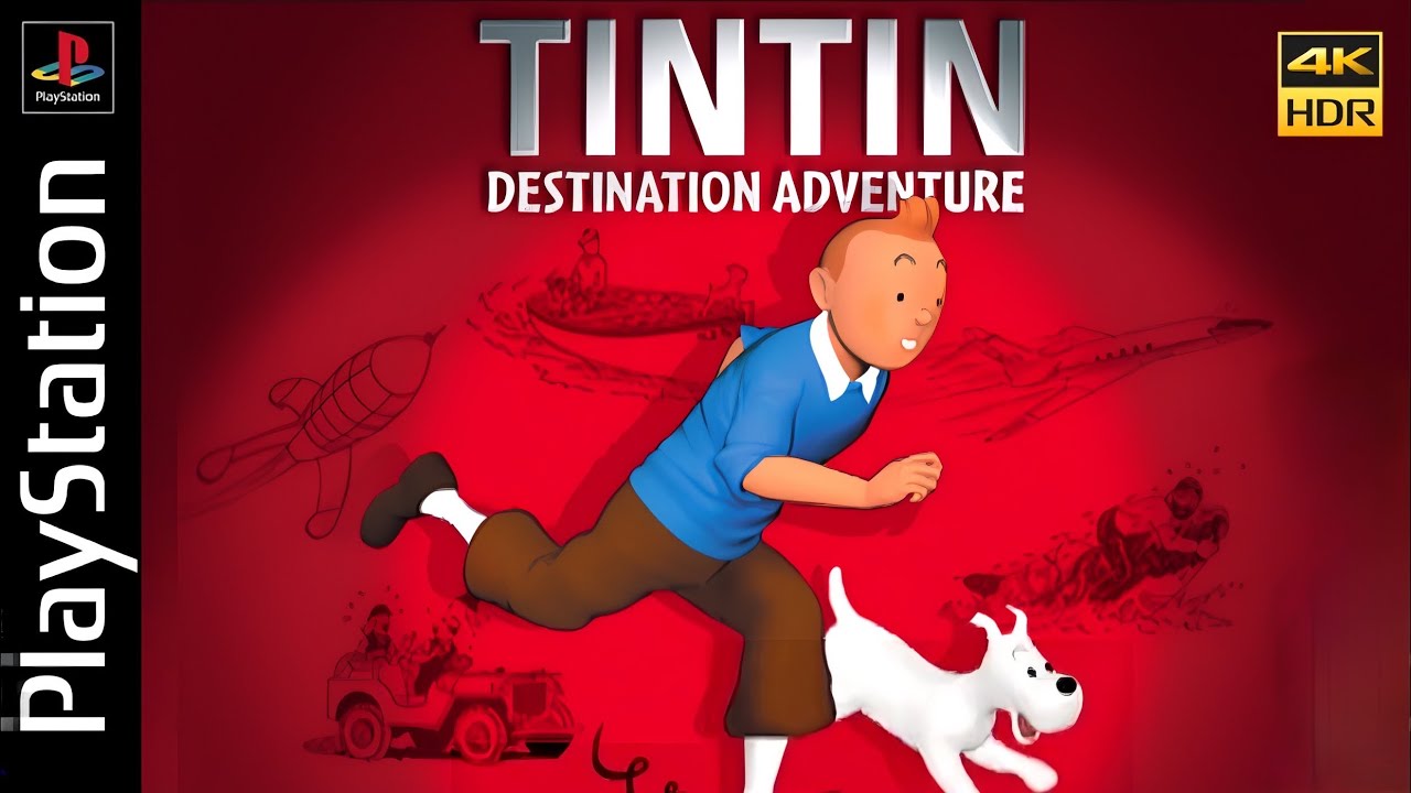 Tintin Destination Adventure 100% Full game 4K 60FPS | Longplay PS1 ...
