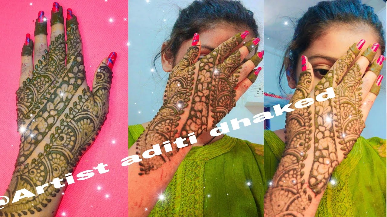 back hand bangle\chudi\ jewellery mhendi design ||# easy Bengal mehandi ...