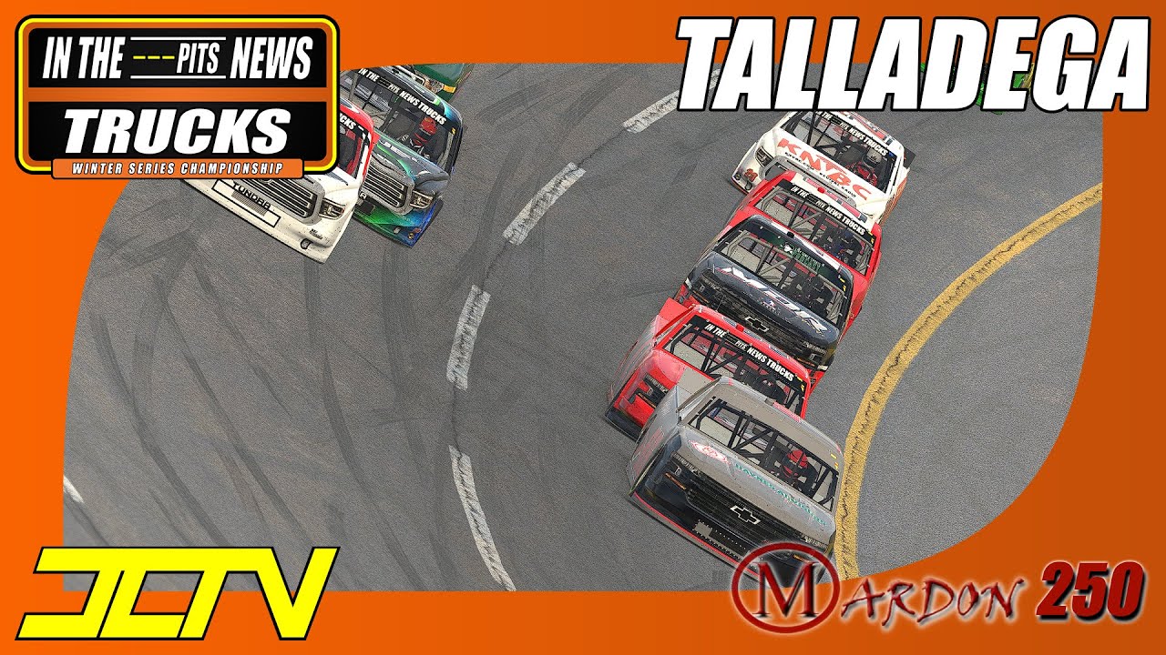 iRacing // ITPN Truck Series at Talladega for the Mardon PC 250 - YouTube