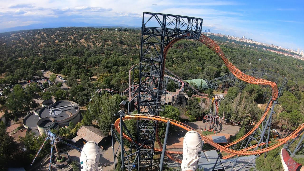 🎠 La Lanzadera - Parque de Atracciones de Madrid On-Ride (2021) - YouTube