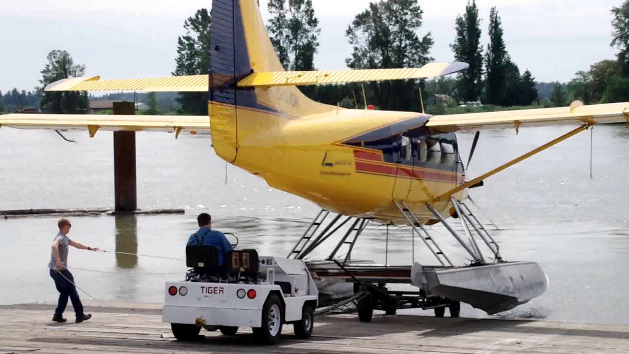 The Launch Of A DHC-3 Single Otter Floatplane - YouTube