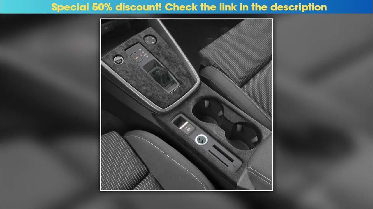 For Audi A3 A3L S3 2021 2020 2023 2024 2025 Alcantara Overlay Panels on Dash Center Console Door ...