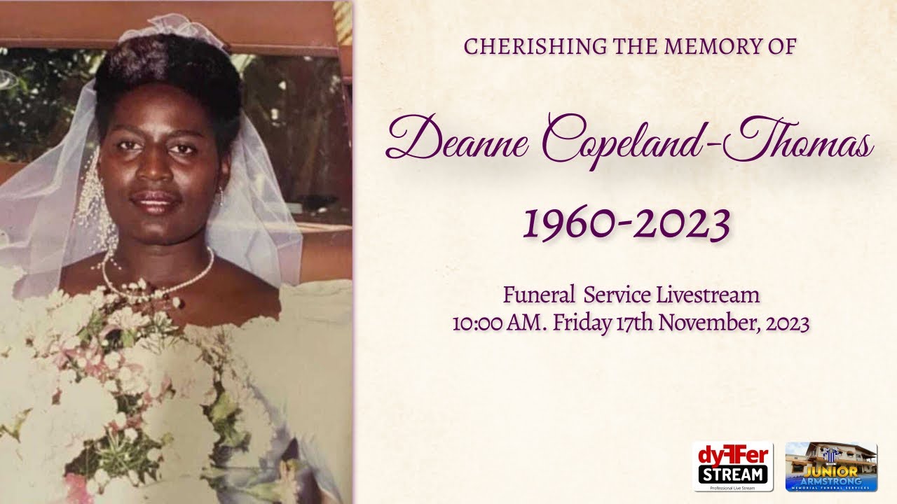 Deanne Copeland-Thomas Funeral Service Livestream - YouTube