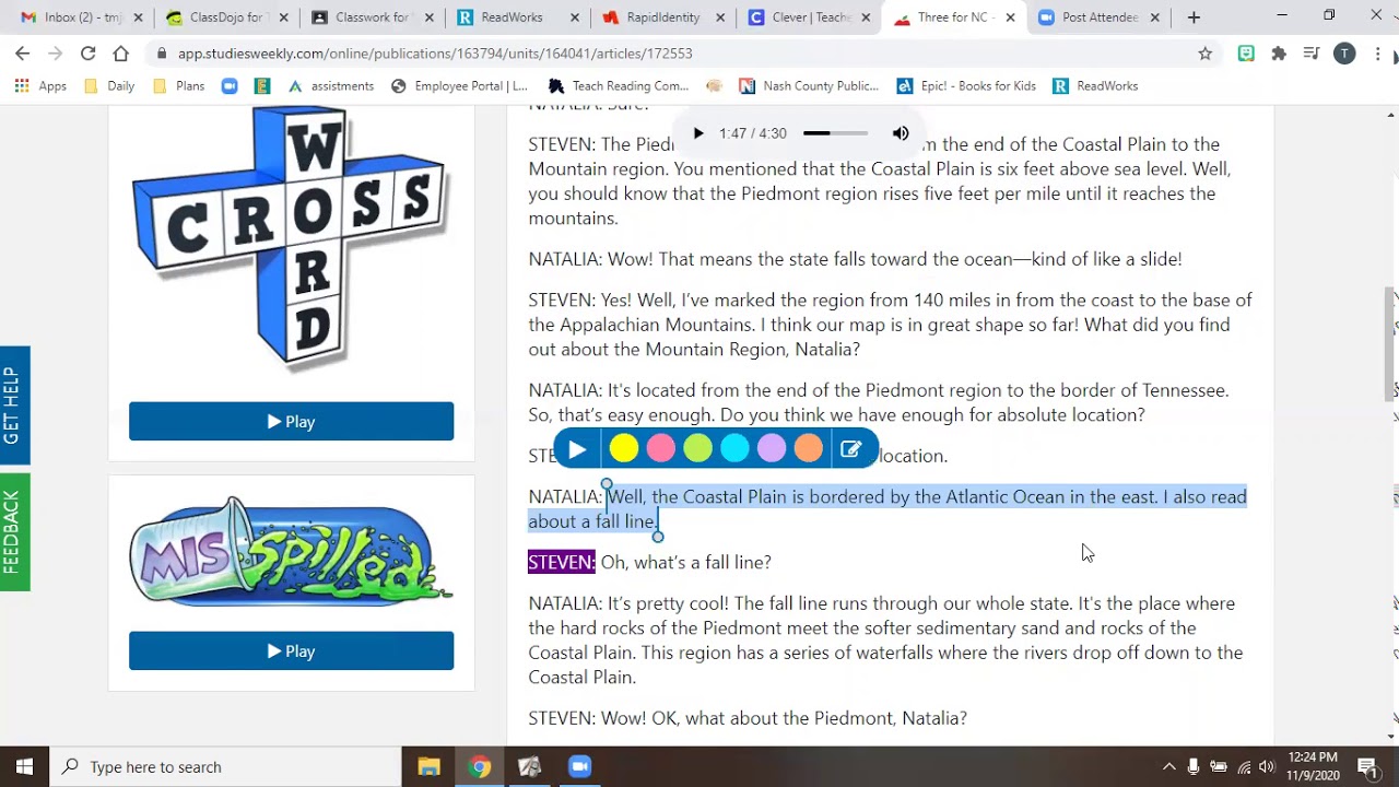 Studies Weekly - Week 6 11/10 - YouTube