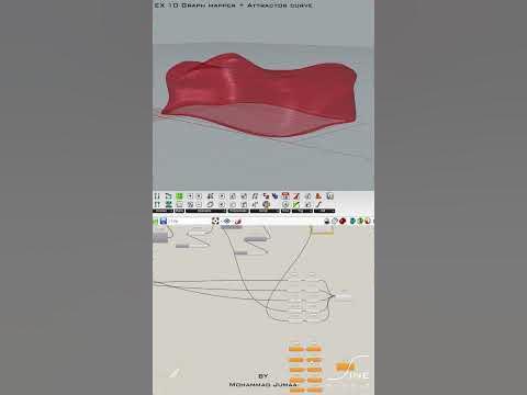 Grasshopper - EX 10 - Graph mapper + Attractor curve - YouTube