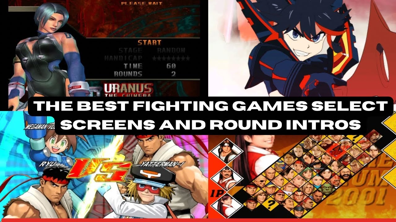 The Best Fighting Games Select Screens and Round Intros | Part 2 - YouTube
