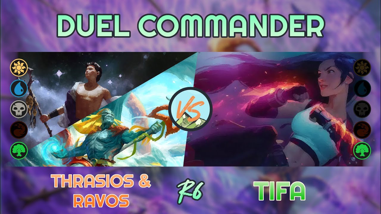 Tifa vs. Thrasios & Ravos - CLASH OF COMMANDERS - Duel Commander - EDH│MTG│bitzelberg - YouTube