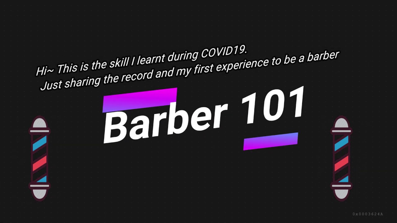 Barber 101: My first barber experience during COVID19 - YouTube